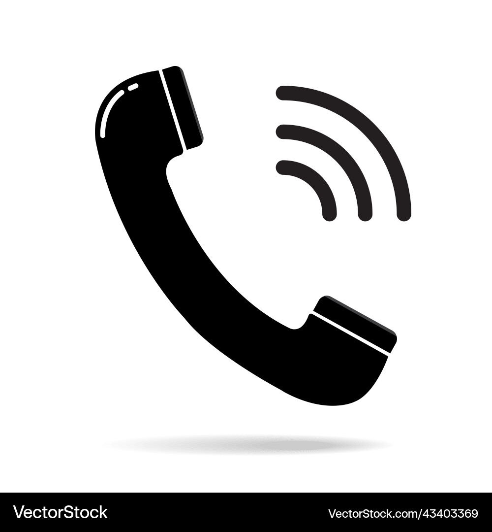 Phone icon in trendy flat style isolated on grey Vector Image