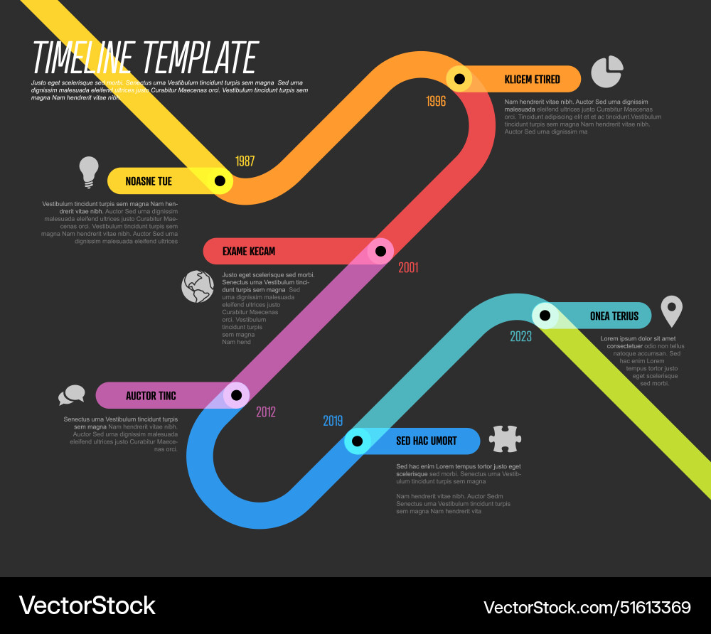 Thick line dark infographic graph diagonal Vector Image