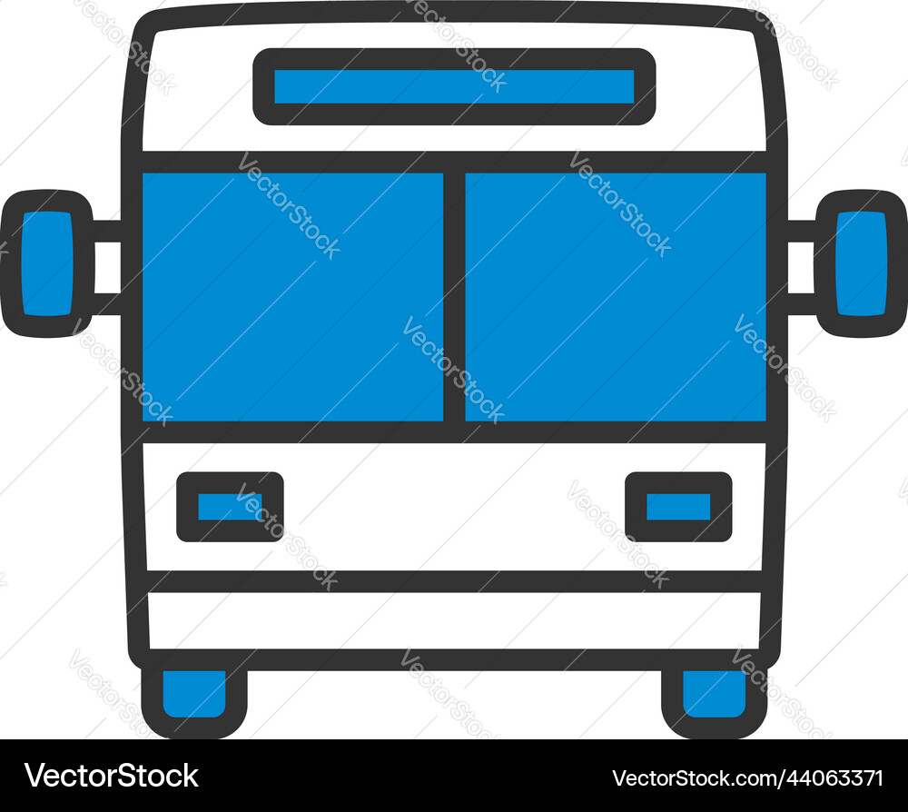 City bus icon Royalty Free Vector Image - VectorStock