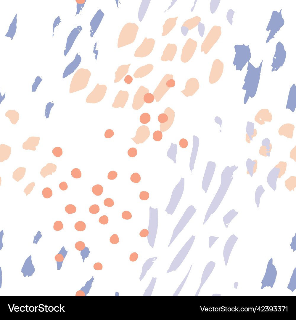 Irregular Dotted Seamless Pattern Royalty Free Vector Image