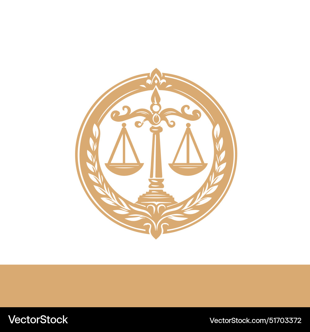 Legal logo Royalty Free Vector Image - VectorStock