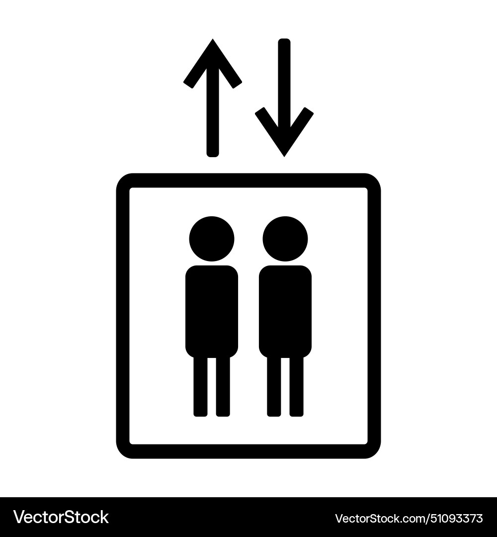Lift elevator icon sign symbol Royalty Free Vector Image