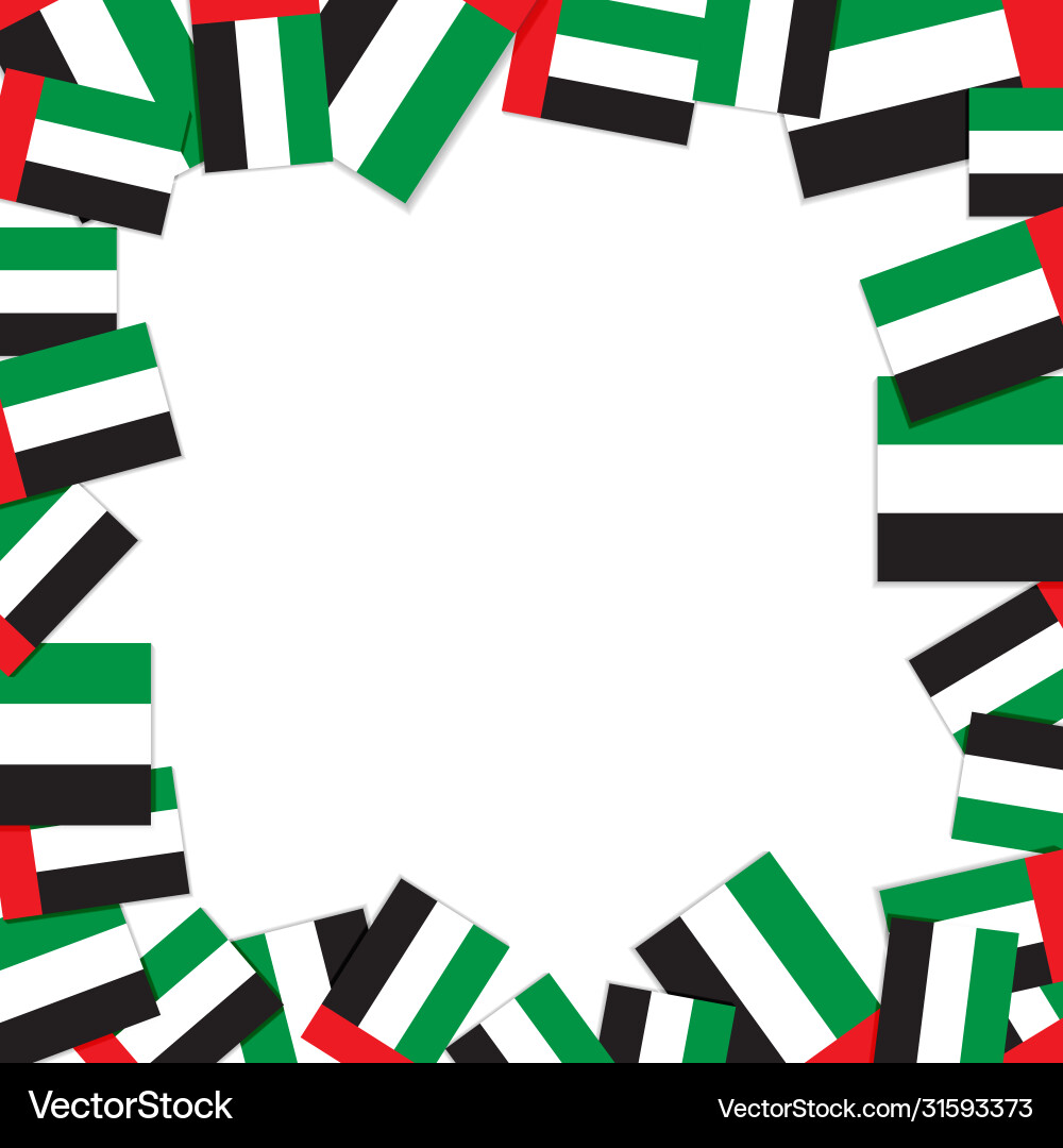 Uae flag frame Vector Images & Graphics for Commercial Use | VectorStock