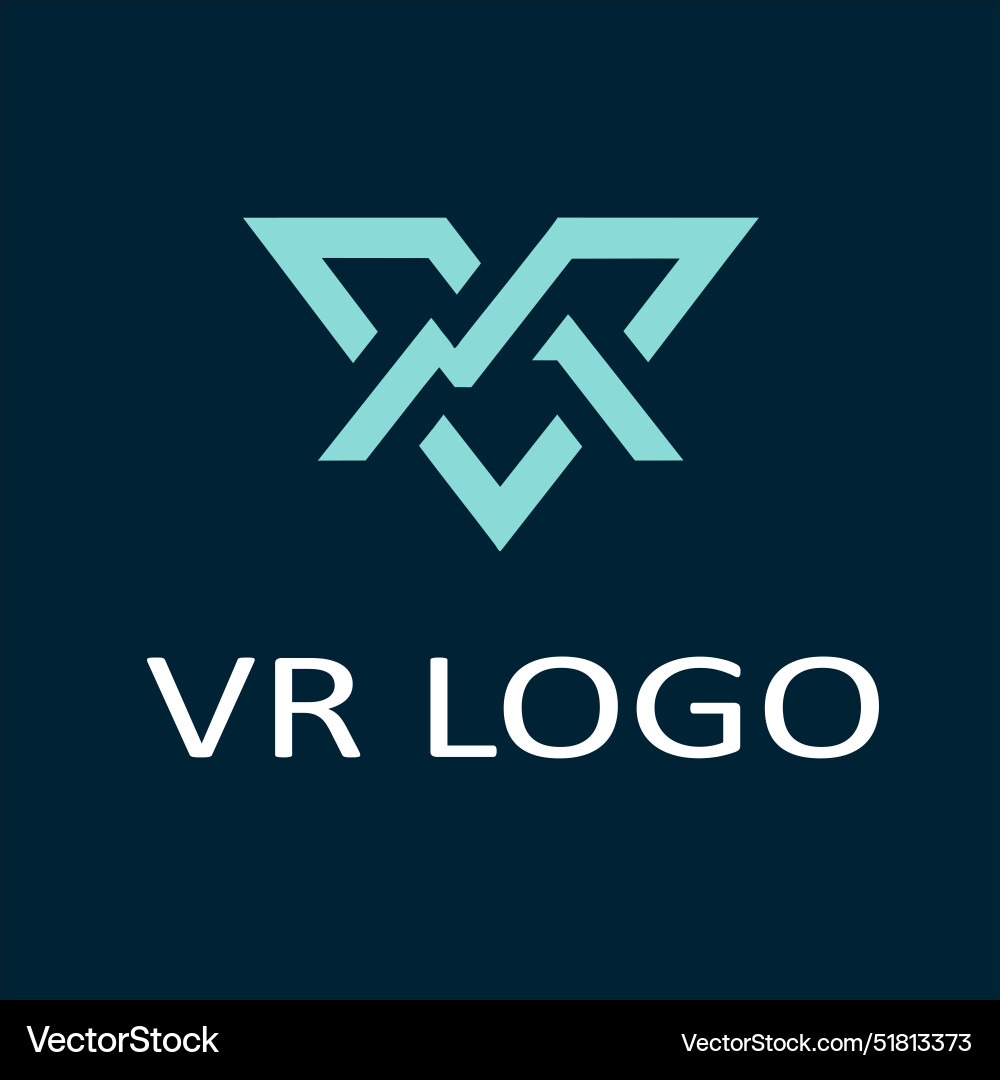 Vr letter logo corporate Royalty Free Vector Image