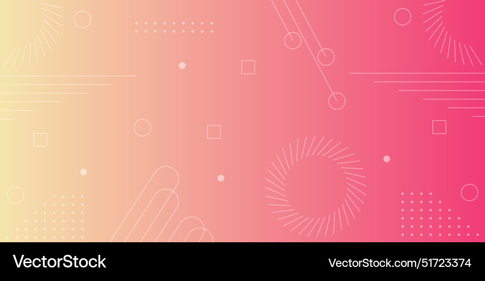 Abstract geometric shape gradient background Vector Image