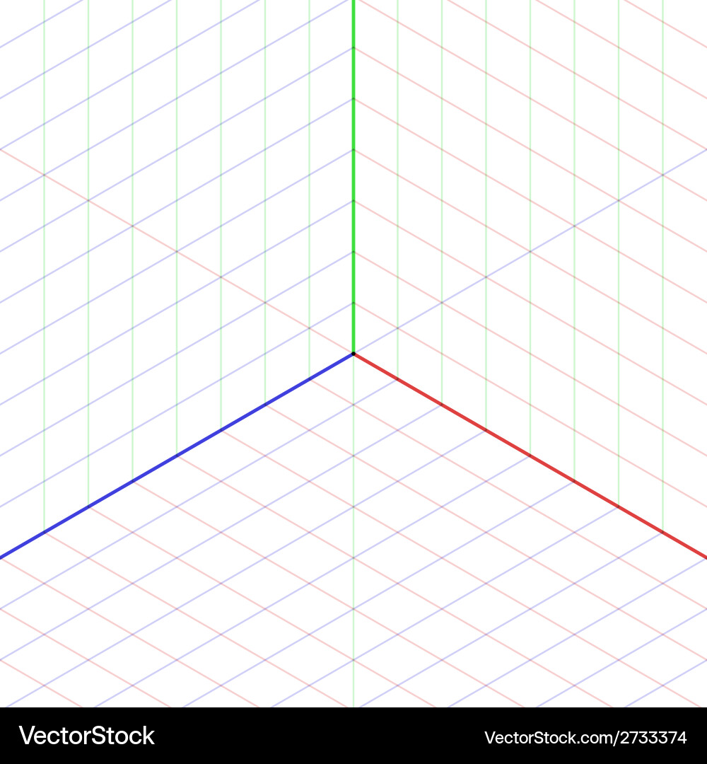 Isometric projection background Royalty Free Vector Image