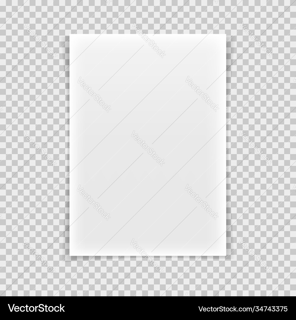 A4 paper Royalty Free Vector Image - VectorStock