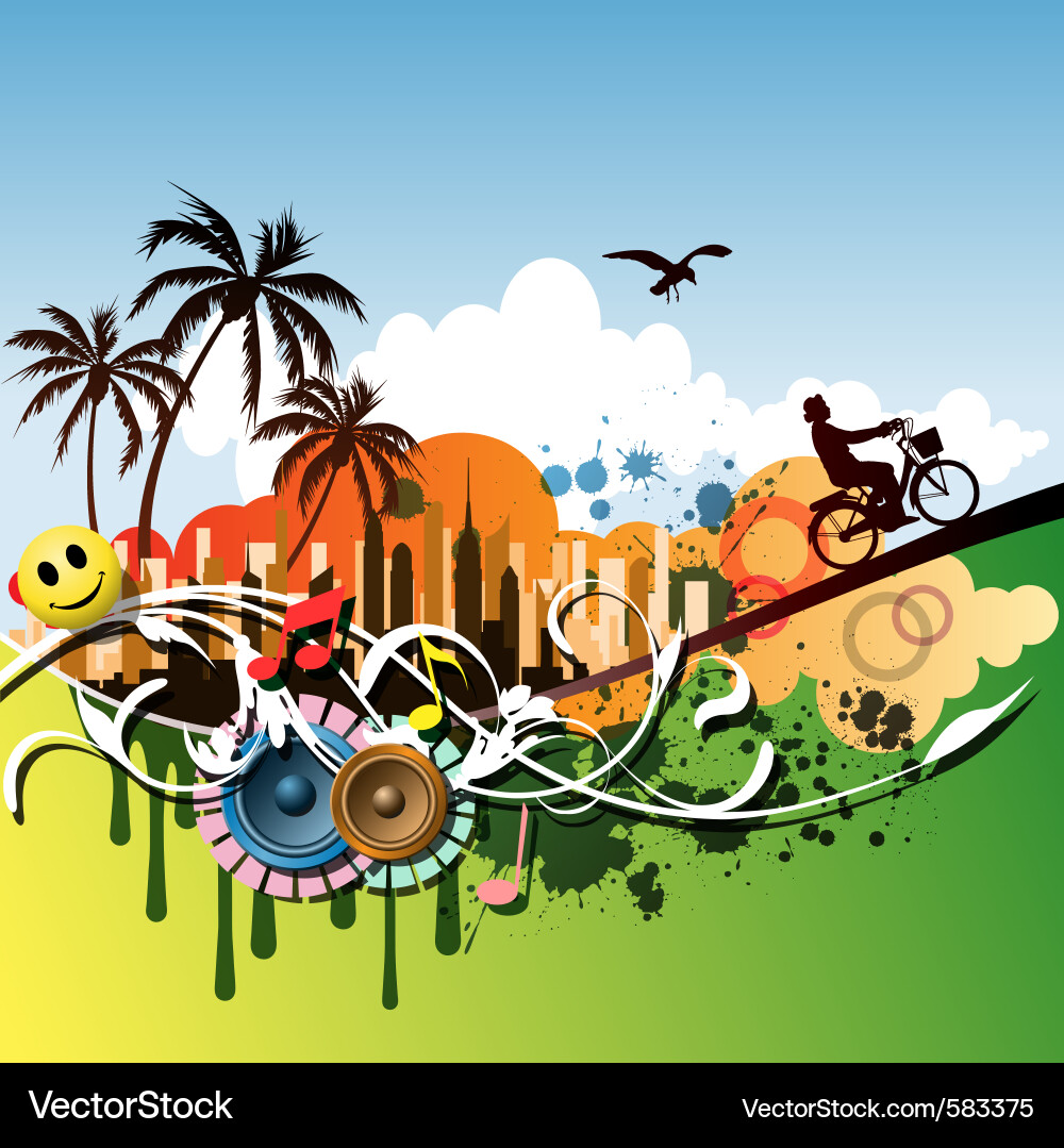 Crazy background Royalty Free Vector Image - VectorStock