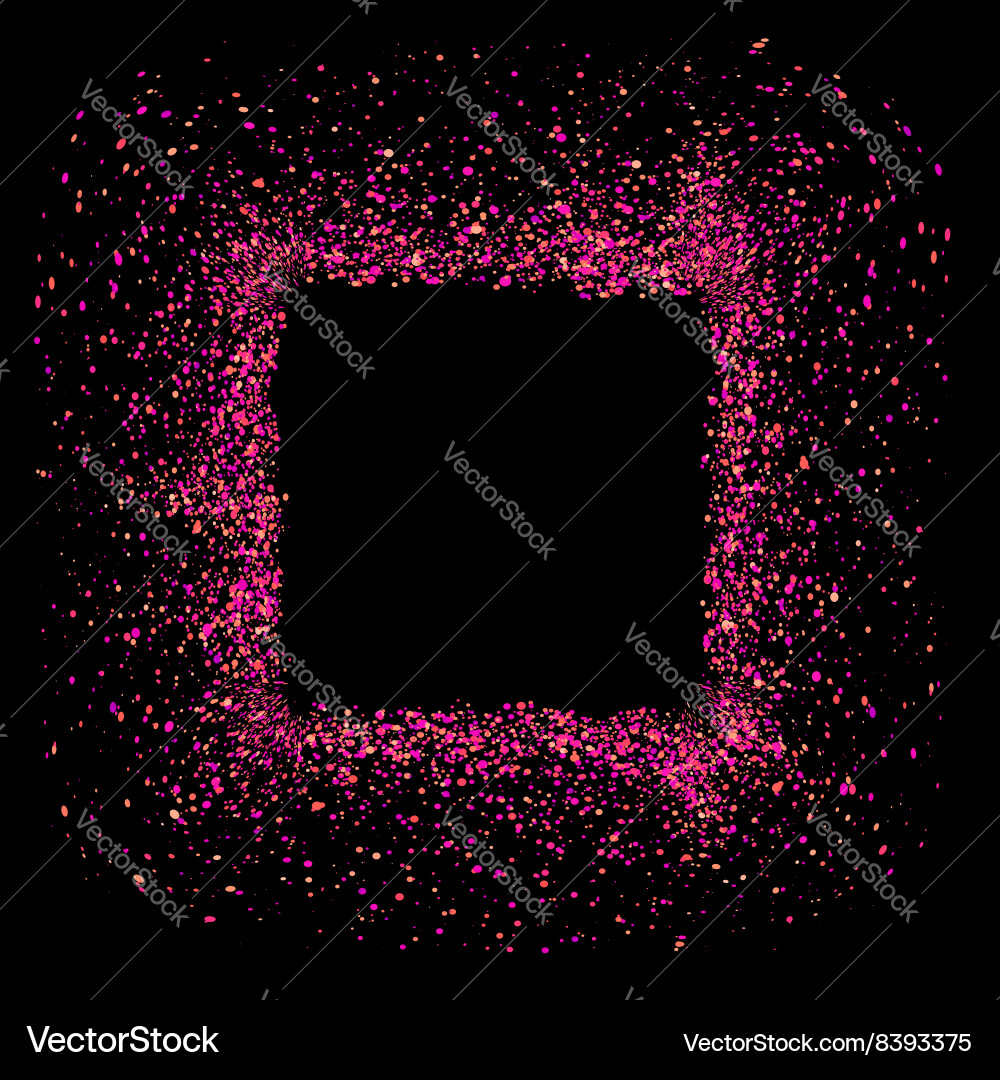 Pink square frame Royalty Free Vector Image - VectorStock
