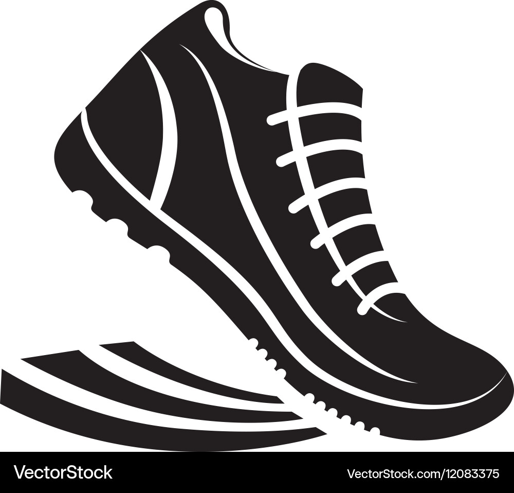 Shoes running pictograph Royalty Free Vector Image