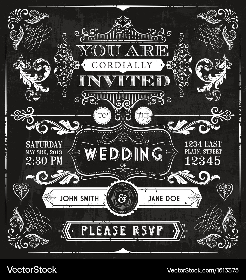 Floral Wedding Card Vector Images (over 250,000)