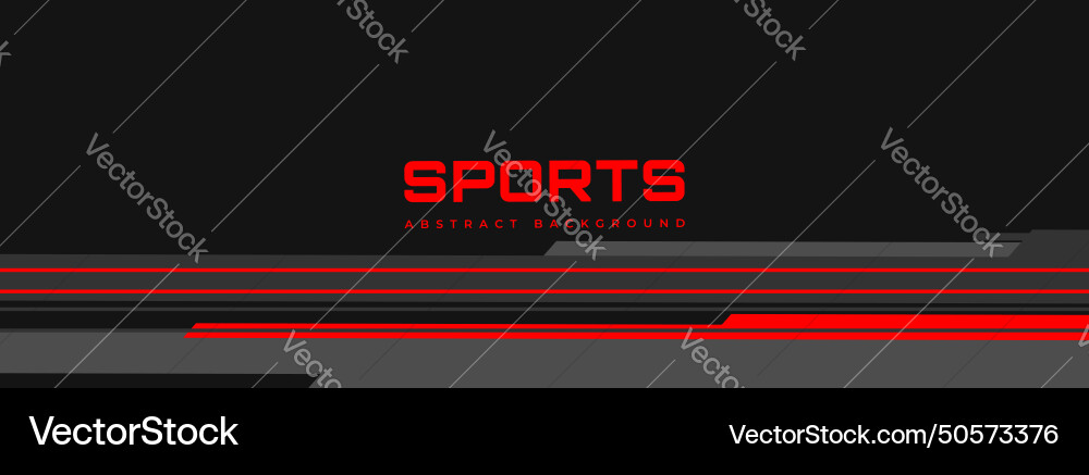 Modern sports background with horizontal red Vector Image