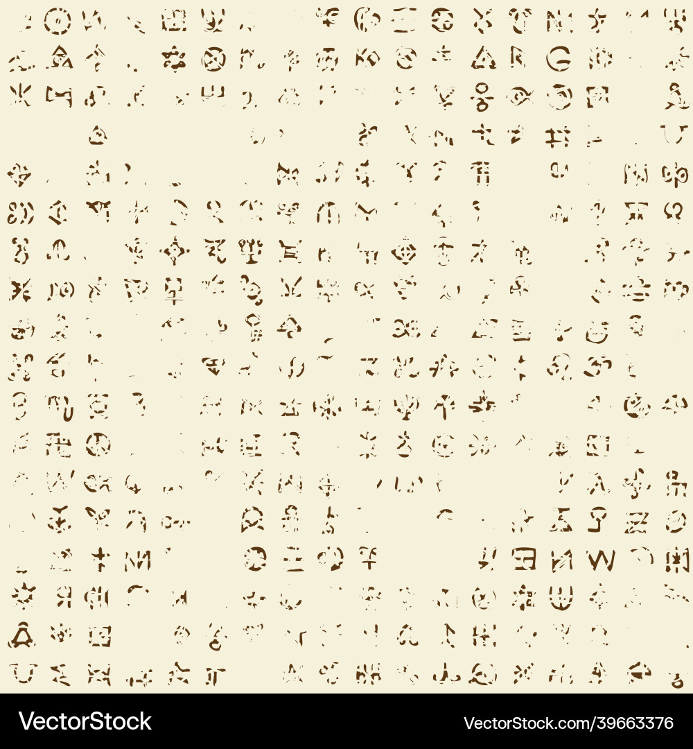 Mystical Rune Pattern Royalty Free Vector Image