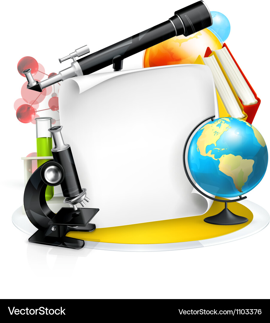 Science & Education Framework Royalty Free Vector Image