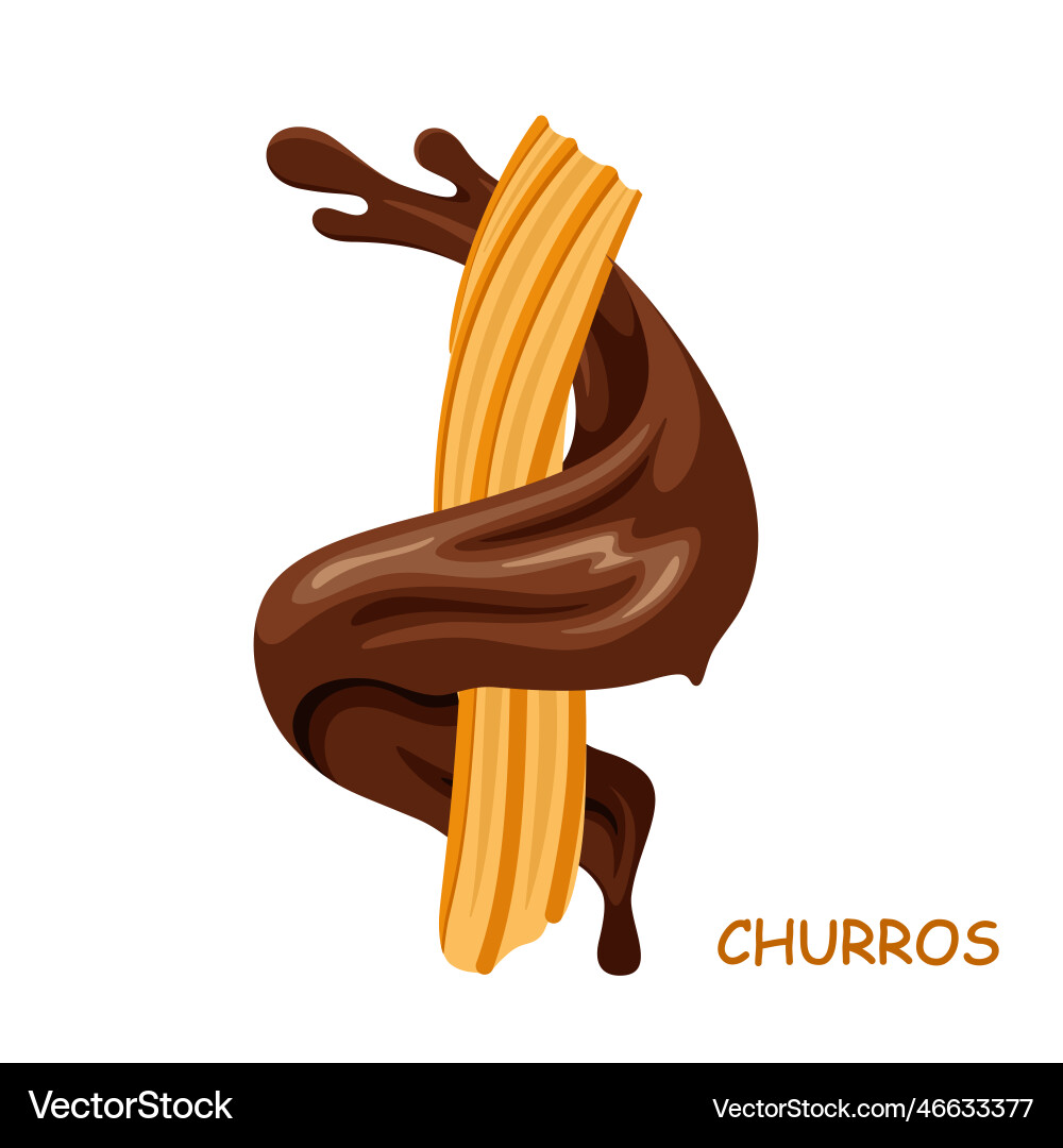 Churros Royalty Free Vector Image - VectorStock