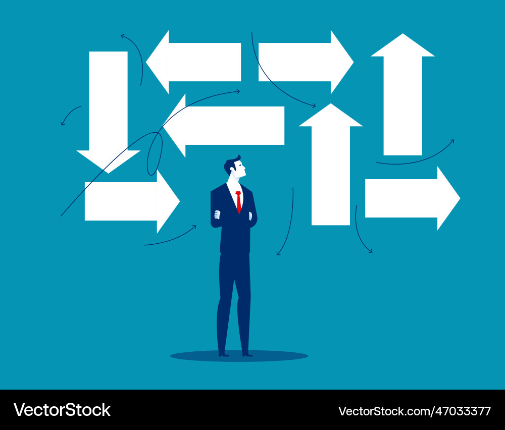 Confusion about options and directions Royalty Free Vector