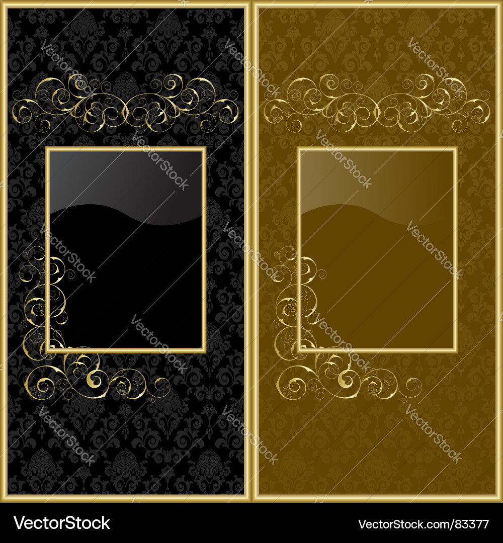 Ornate Swirl Background Royalty Free Vector Image