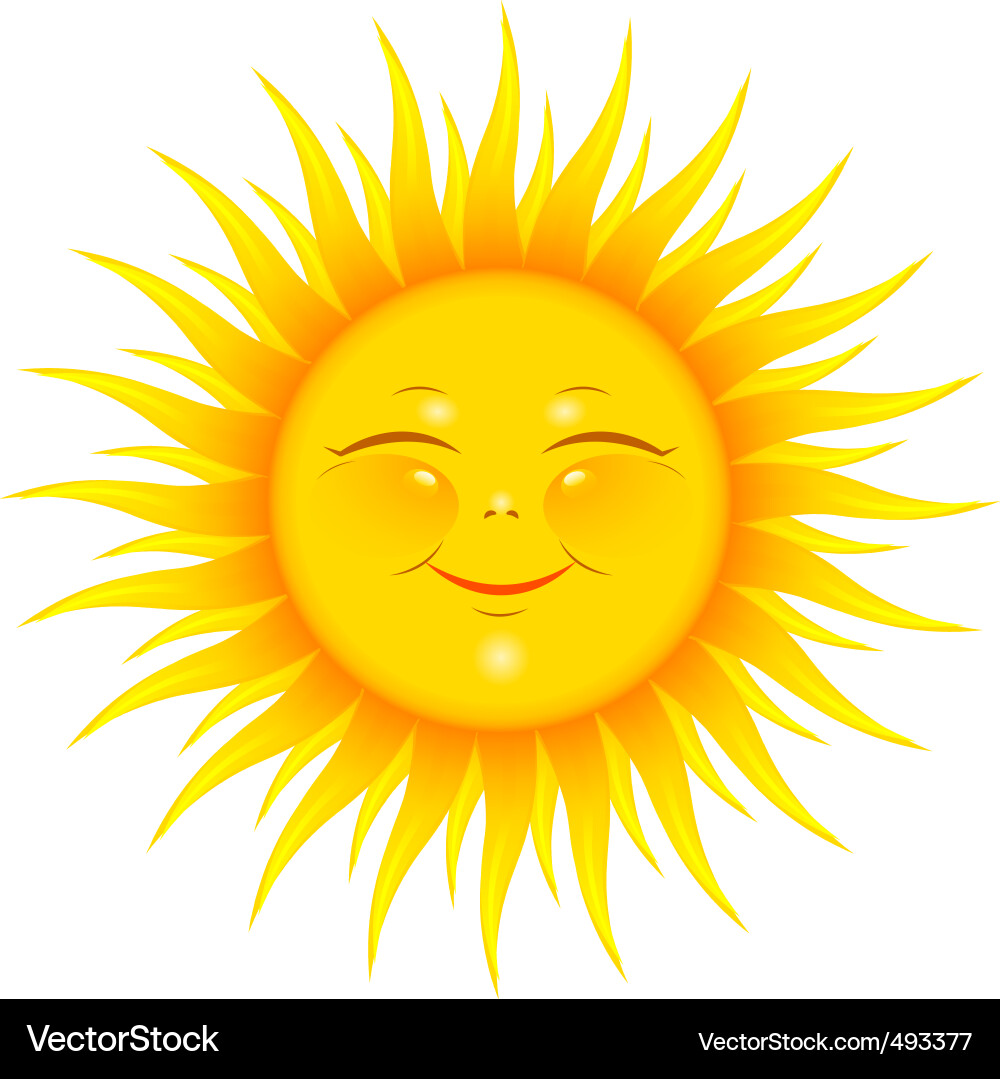 Sunshine Royalty Free Vector Image - VectorStock