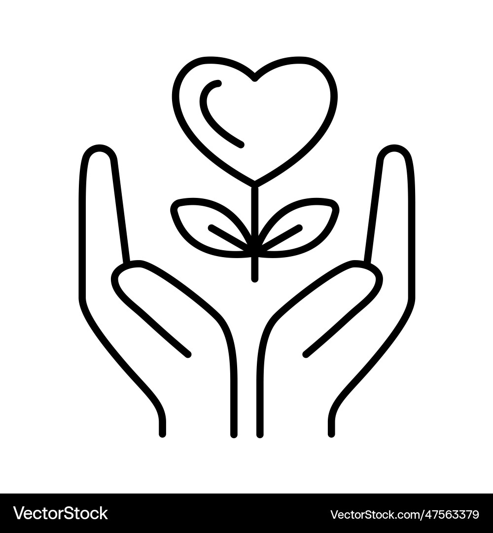 Kindness icon Royalty Free Vector Image - VectorStock