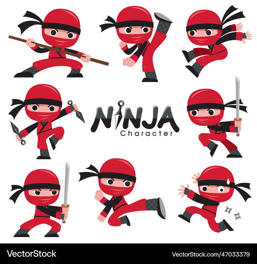 Ninja Royalty Free Vector Image - VectorStock