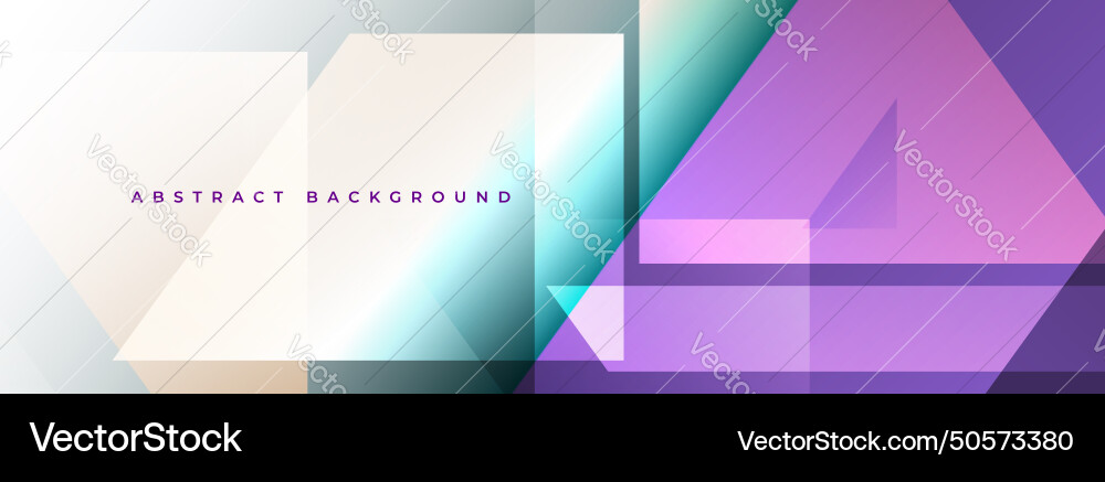 Abstract modern wide horizontal banner with bright