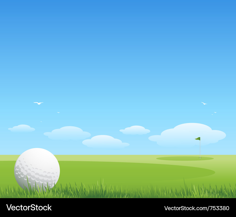 Golf Course Painted Vector Images (65)