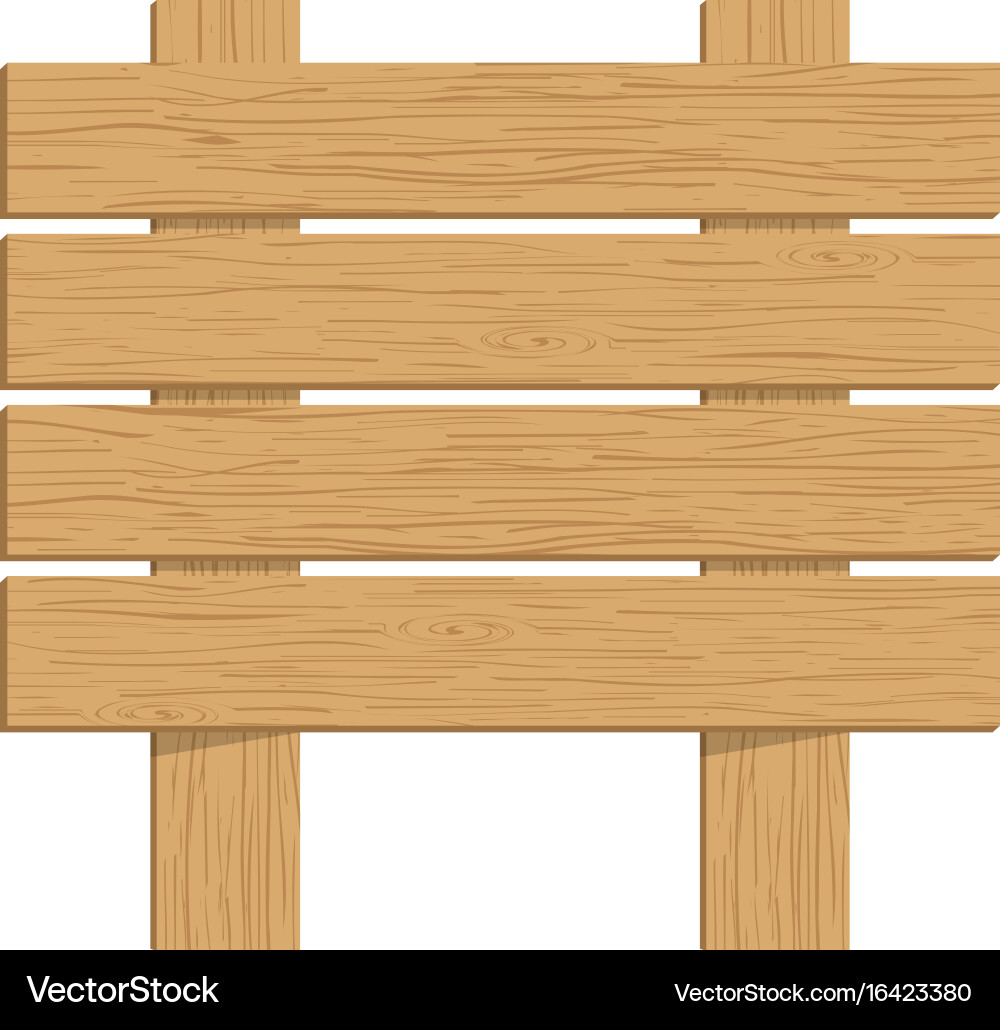 Wooden Signboard Royalty Free Vector Image - VectorStock
