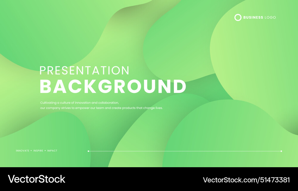 Green simple minimalist style background design Vector Image