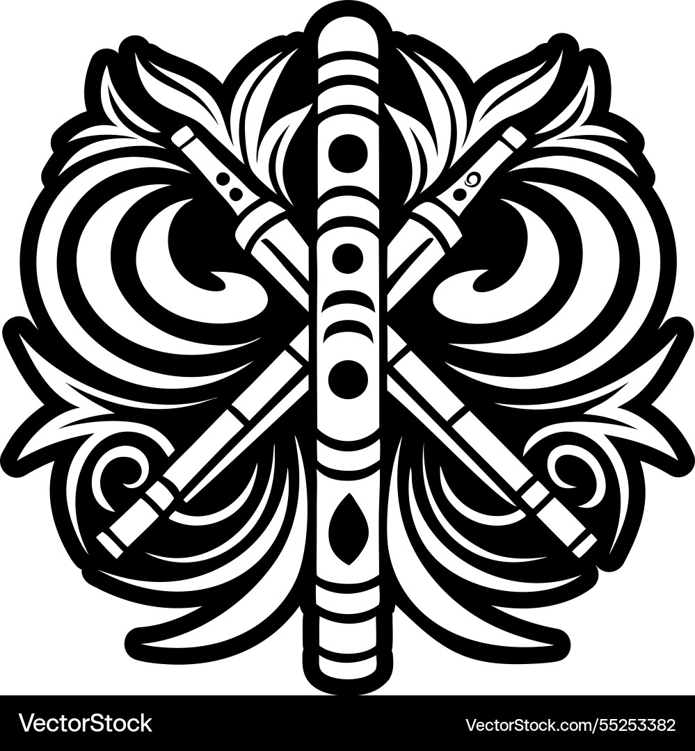 A solid style icon of ancestor symbol Royalty Free Vector