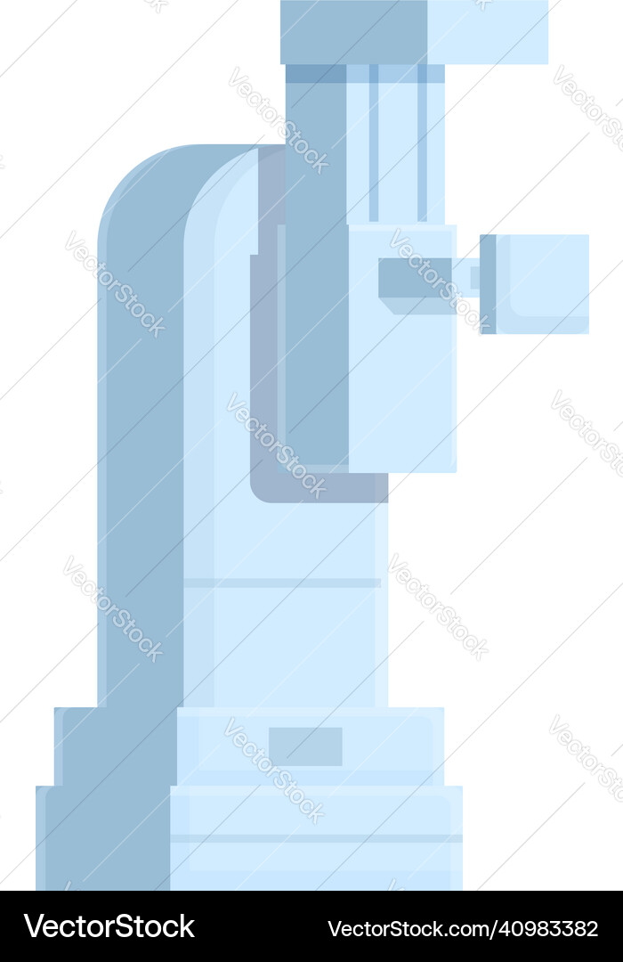 Gerätemammographie Ikone Cartoon Brust Lizenzfreier Vektor