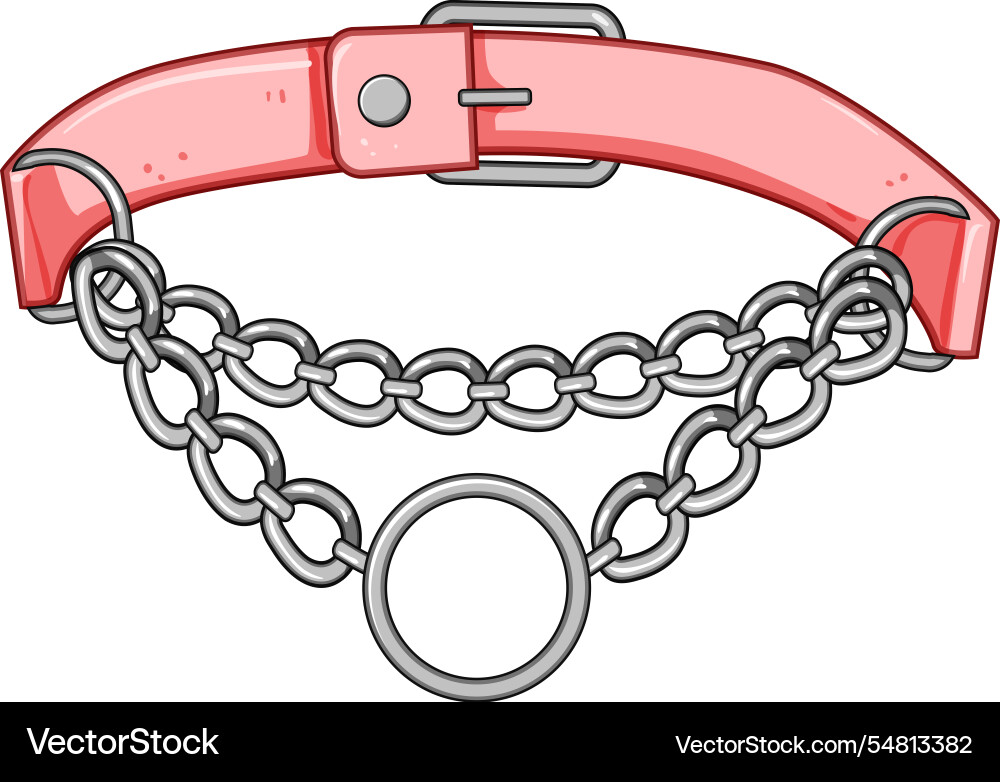 Gothic chokers for women cartoon Royalty Free Vector Image