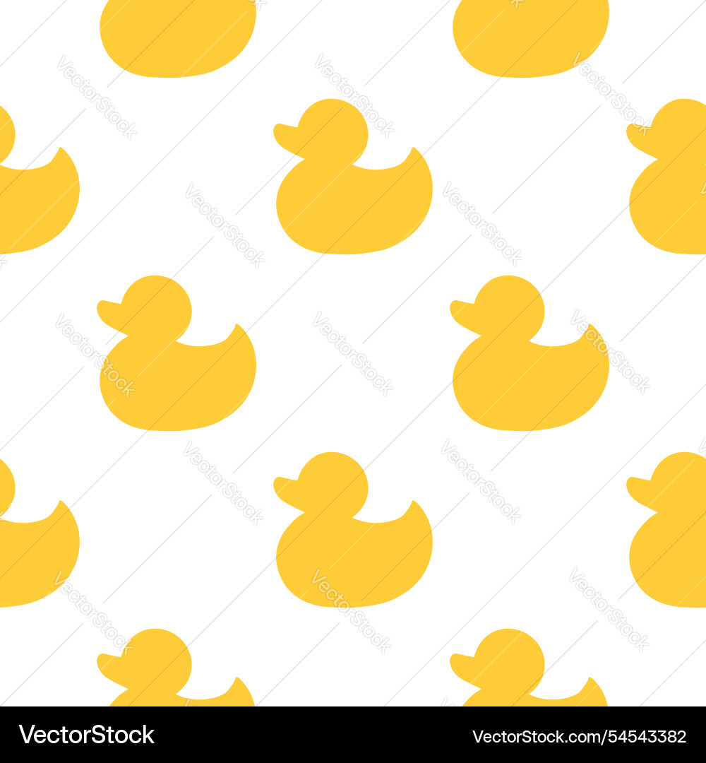 Seamless pattern of abstract ducks Royalty Free Vector Image