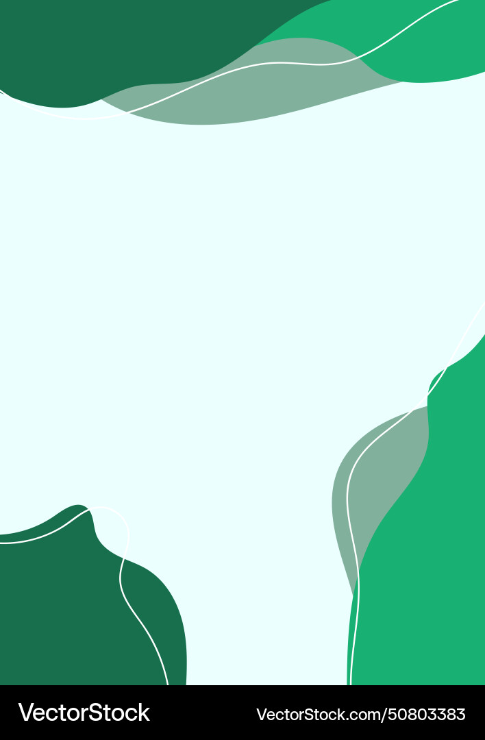 Green shape background Royalty Free Vector Image