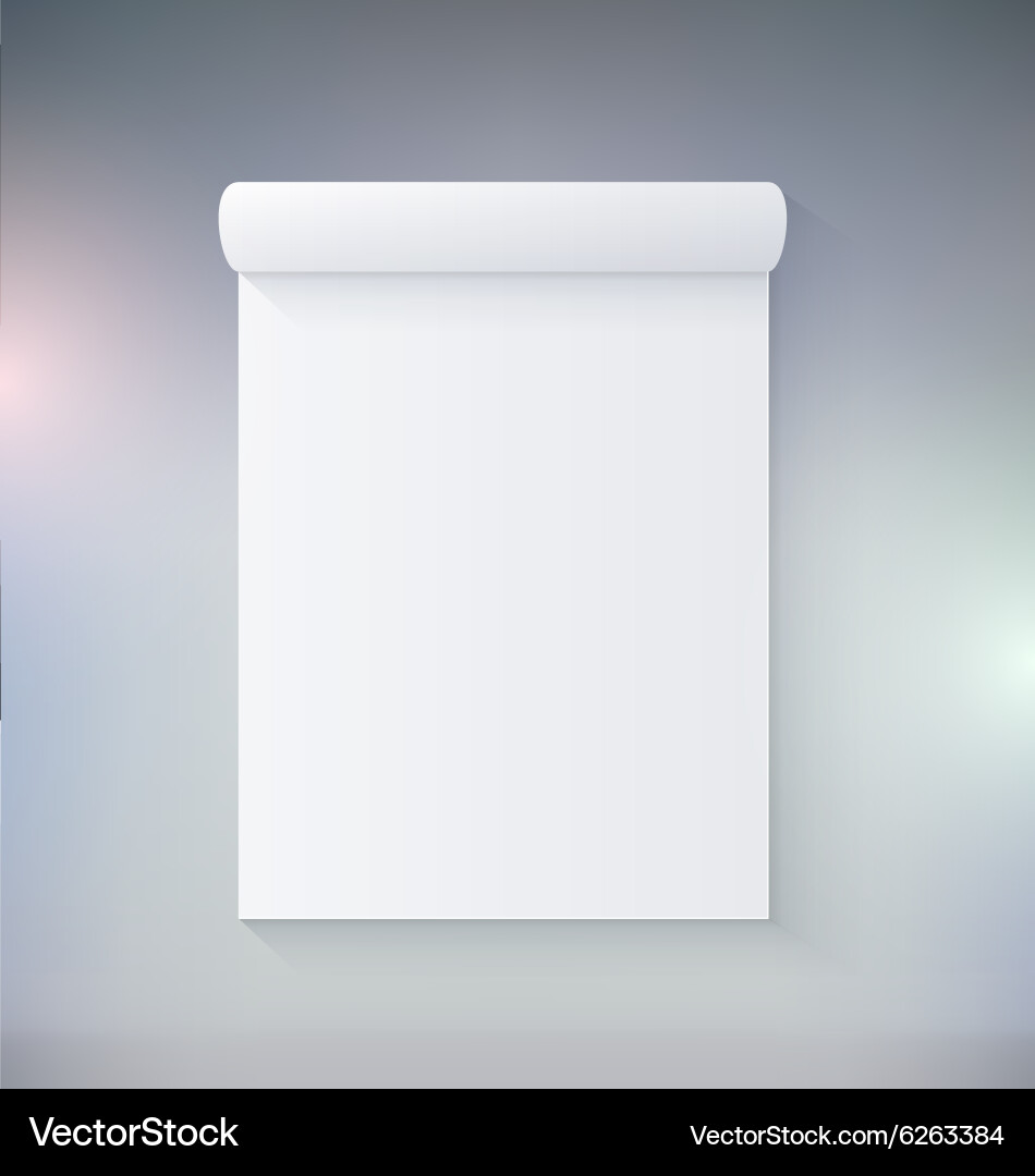 Blank notepad Royalty Free Vector Image - VectorStock