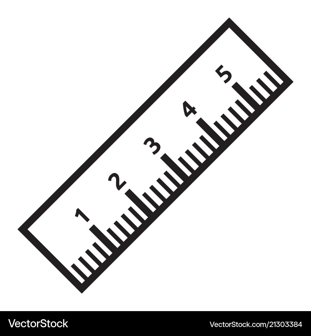 Ruler Graphic Royalty Free Vector Image - VectorStock