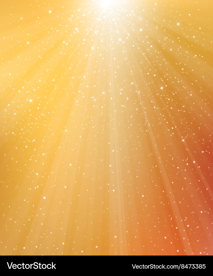 Golden Lights Background Royalty Free Vector Image