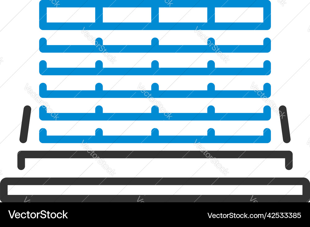 Icon of construction pallet Royalty Free Vector Image