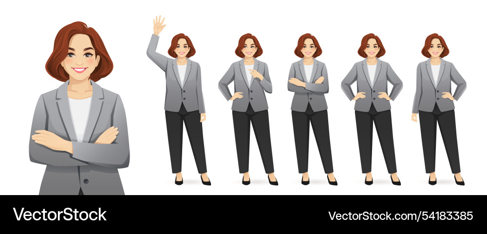 Formal Ladies Cartoon White Vector Images (over 1,500)