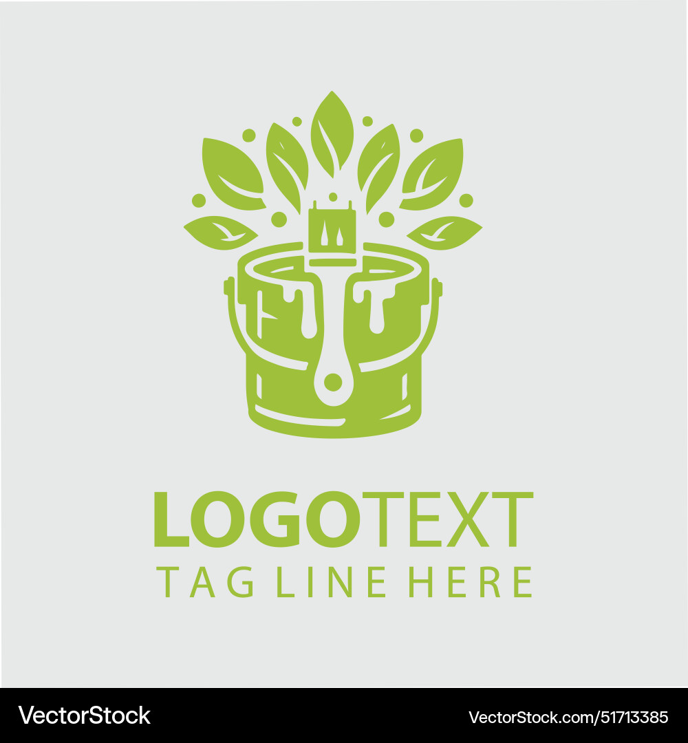 Paint logo Royalty Free Vector Image - VectorStock