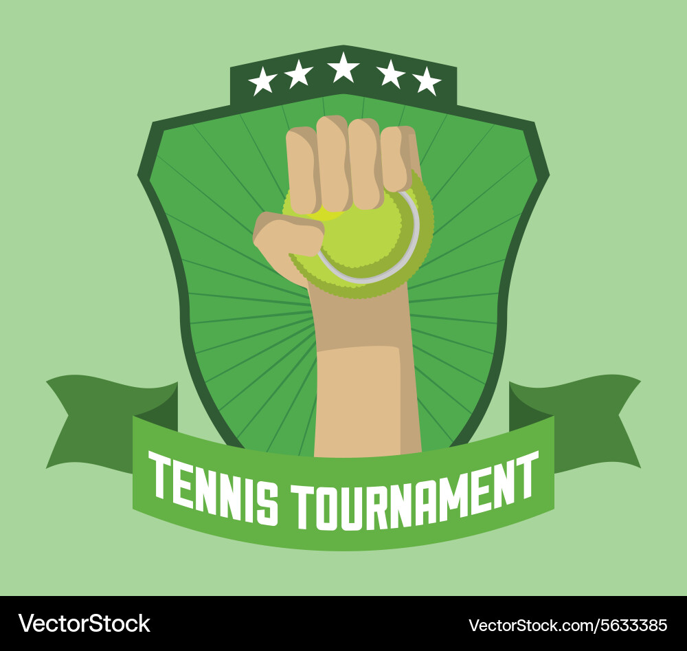 Tennis design Royalty Free Vector Image - VectorStock