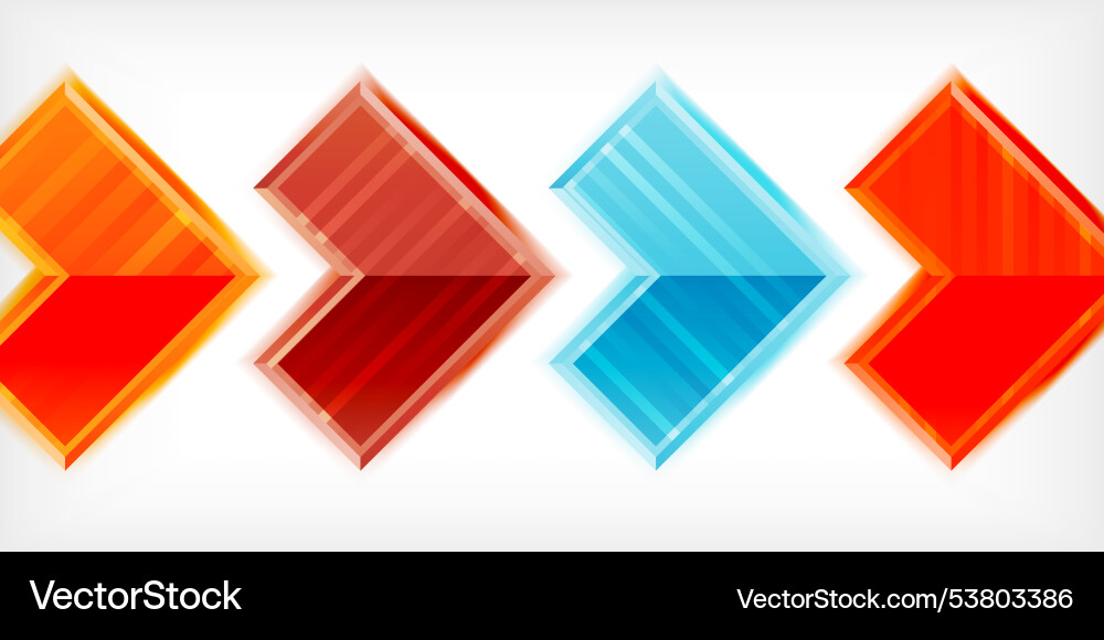 Arrow geometric abstract background Royalty Free Vector