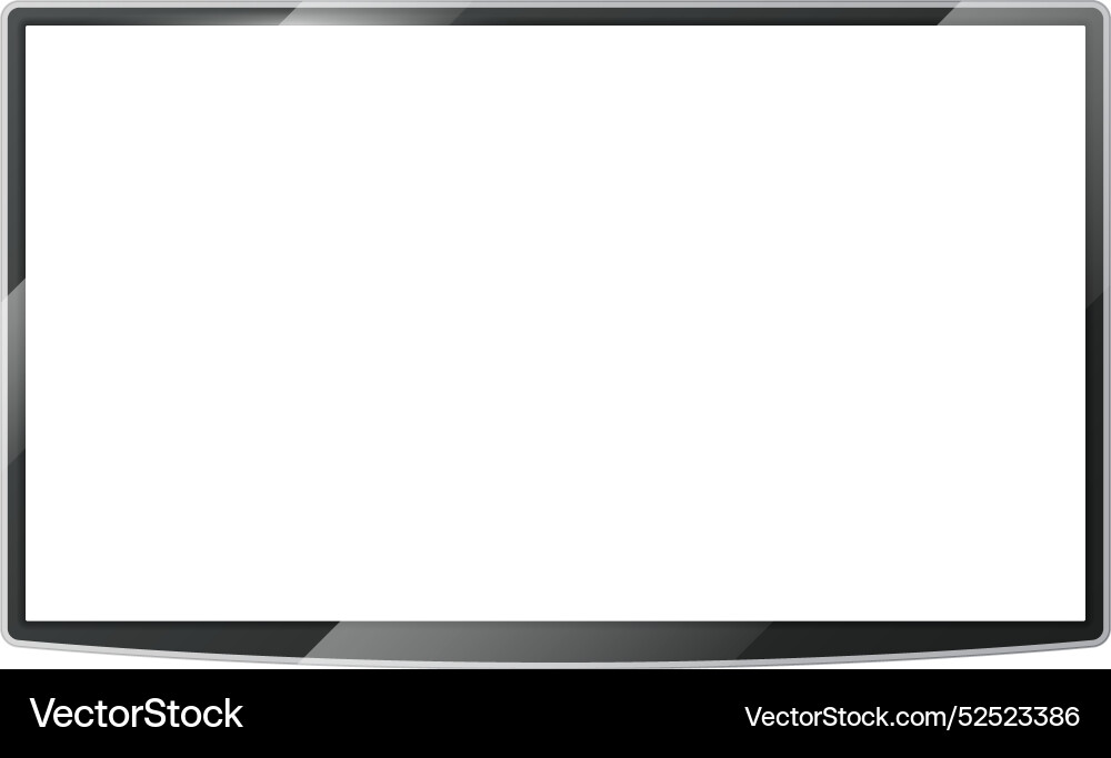Tablet screen mockup realistic blank white device Vector Image