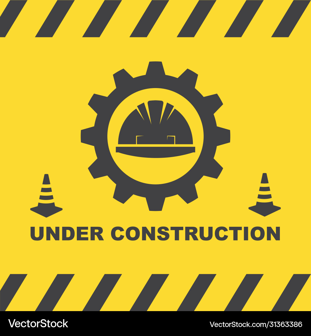Under construction design Royalty Free Vector Image