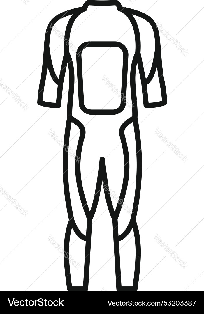 Full body diving suit for professional divers Vector Image