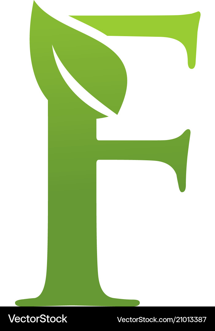 Green Letter F