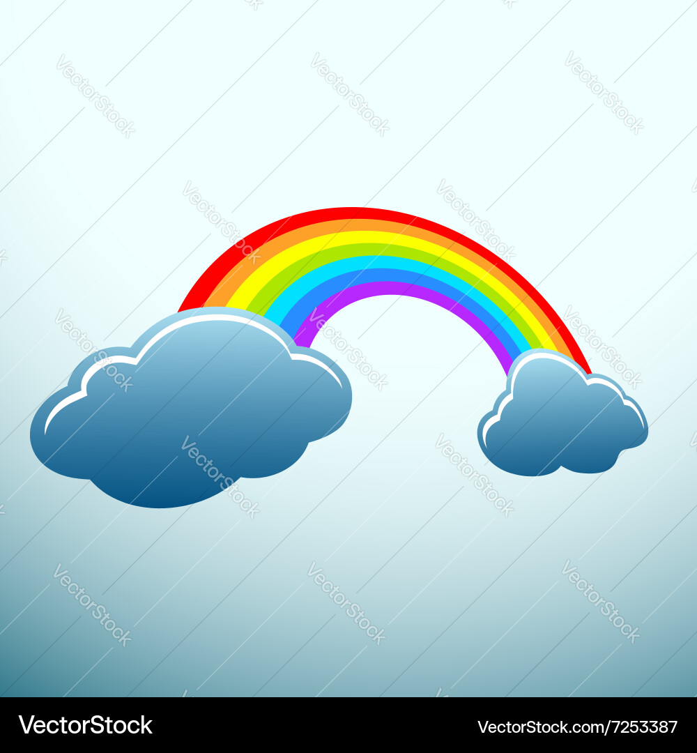 Rainbow stock Royalty Free Vector Image - VectorStock