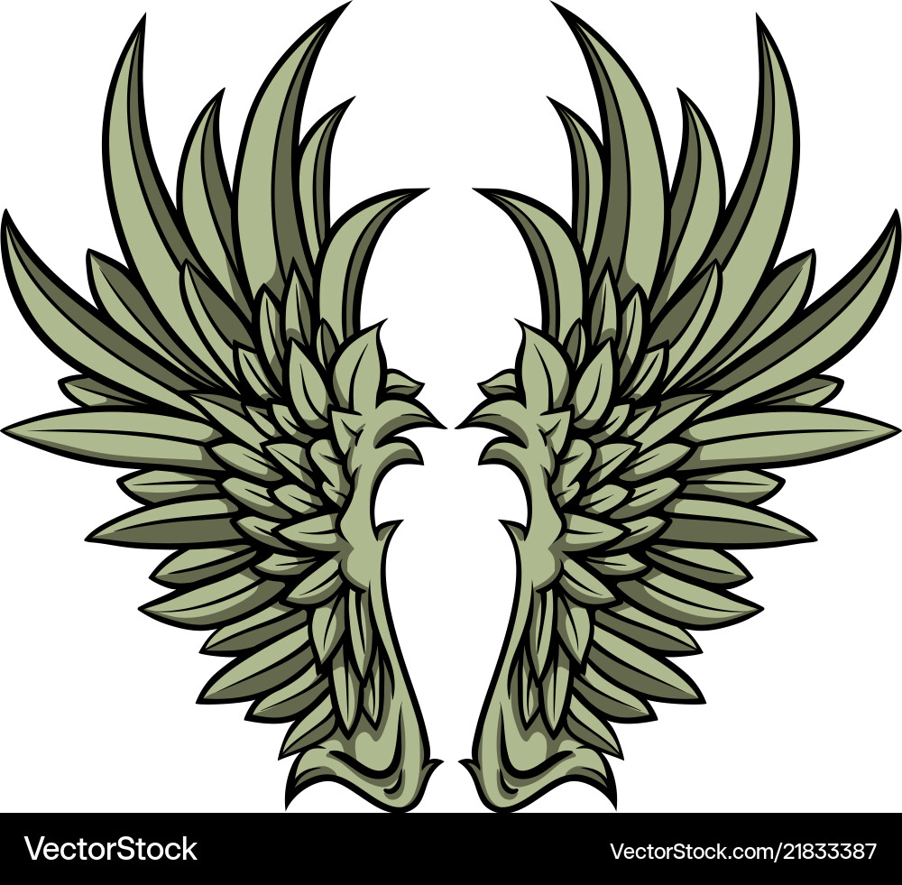 Wings Royalty Free Vector Image - VectorStock