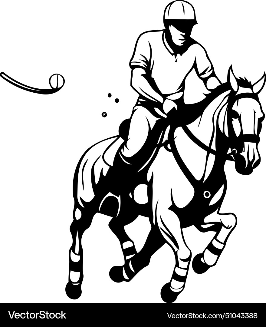Horse riding jockey Royalty Free Vector Image - VectorStock