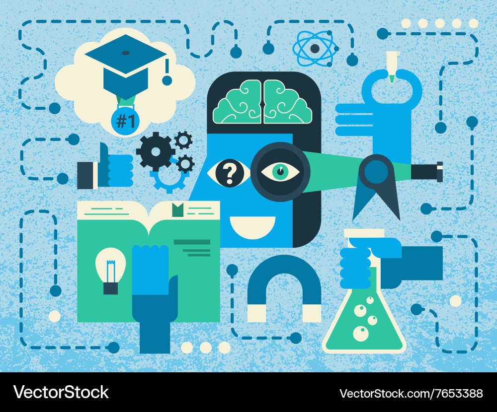 Scientific research Royalty Free Vector Image - VectorStock