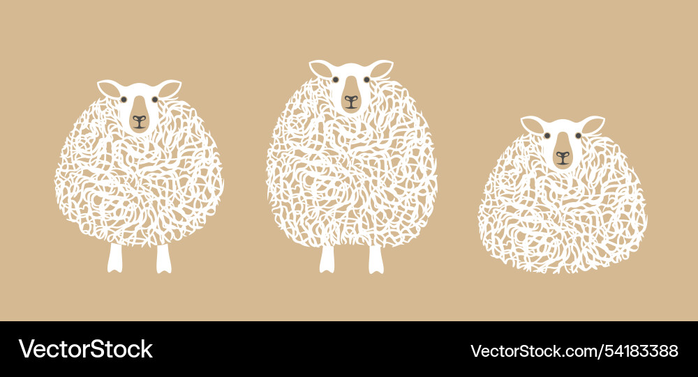 Sheep Royalty Free Vector Image - VectorStock